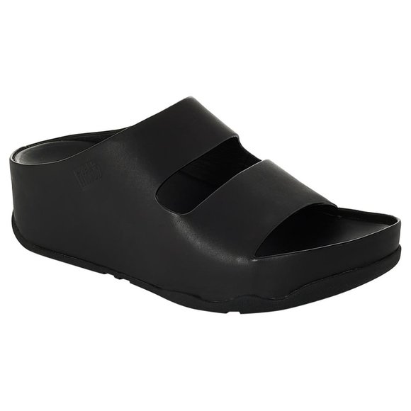 Fitflop | Shoes | Fitflop Shuv Twobar Leather Slide Platform Sandals ...